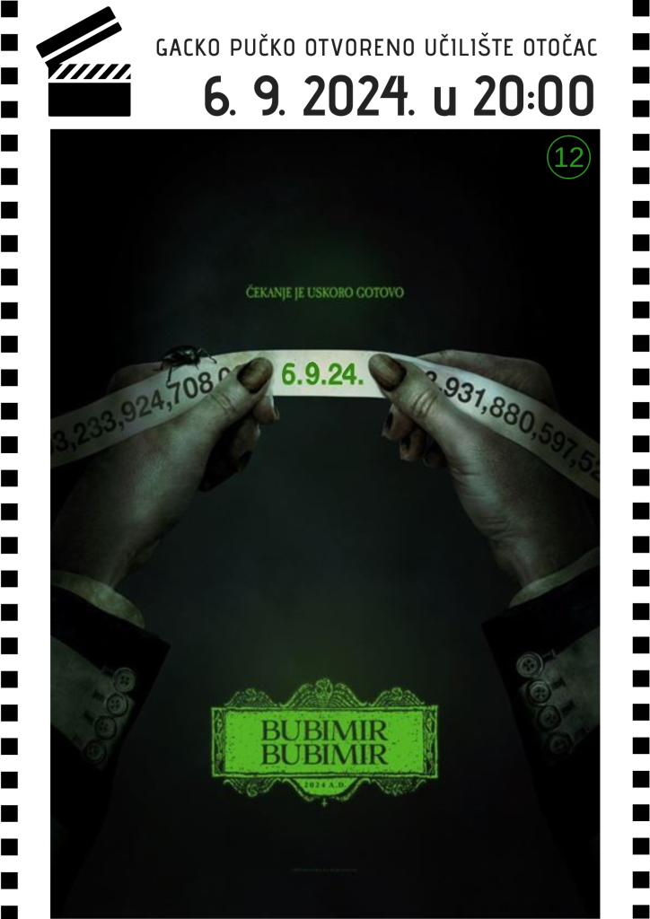 Kino / Bubimir Bubimir - Gacko pučko otvoreno učilište Otočac